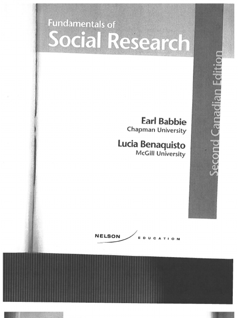 Babbie and Benaquisto 2010 Chapter 7 - The Logic of Sampling | PDF