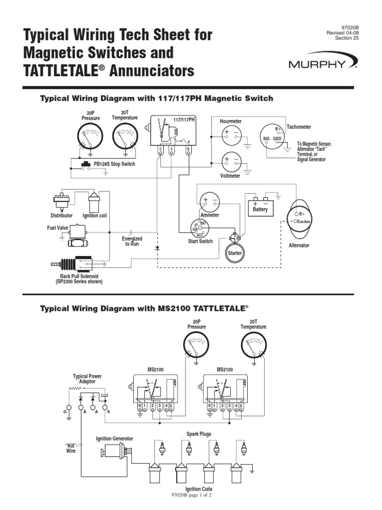 Murphy 117PH Common Drawing | PDF | Relay | Diode