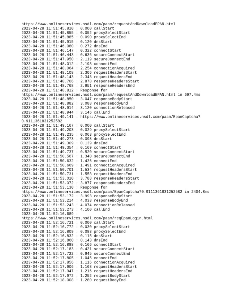 Response Log KLOG | PDF | Computers