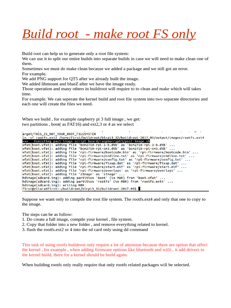 Buildroot Rootfs Only | PDF | File System | Computer File