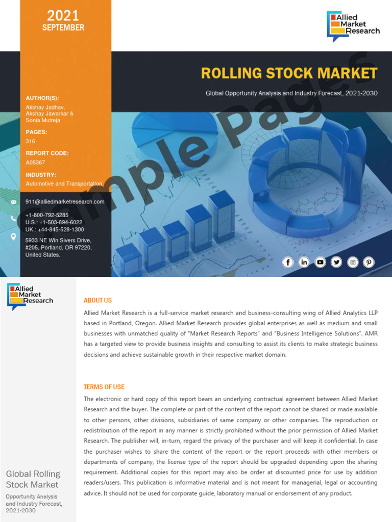 Rolling Stock Market: September | PDF | Train | License