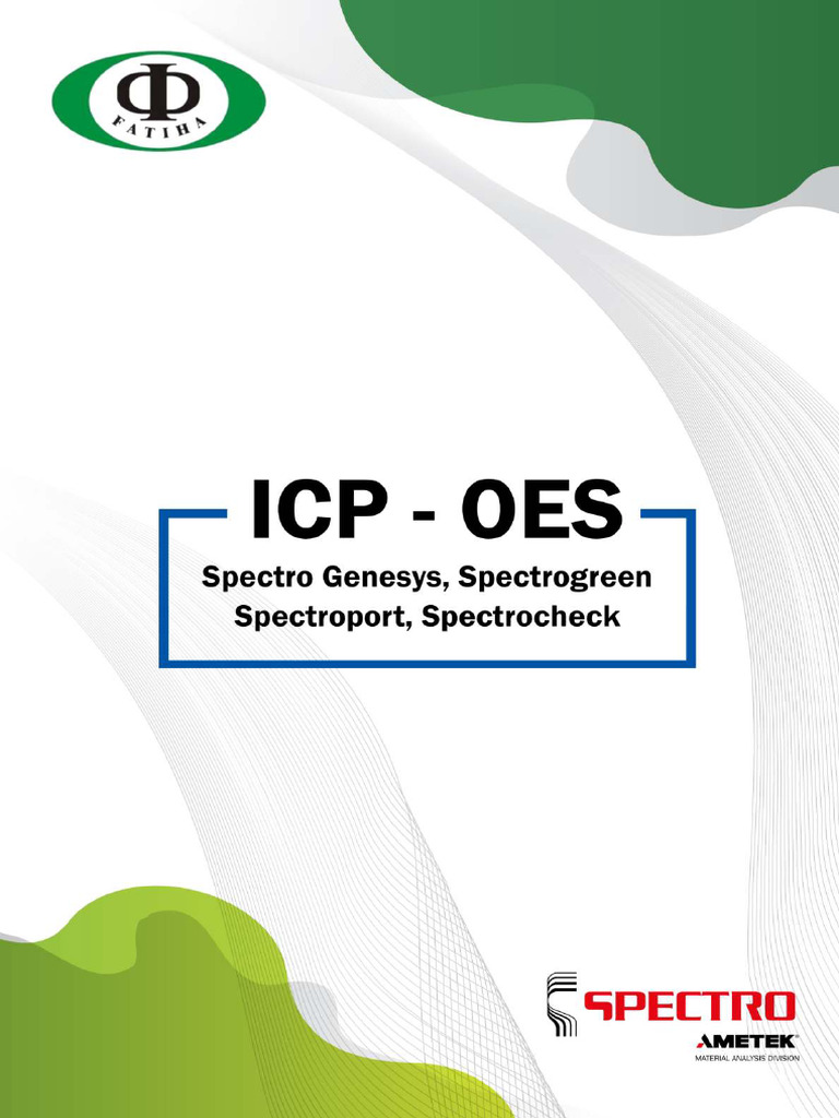 Brosur Alat OES & ICP OES merk SPECTRO Germany - PT Fatiha Buana Semesta | PDF