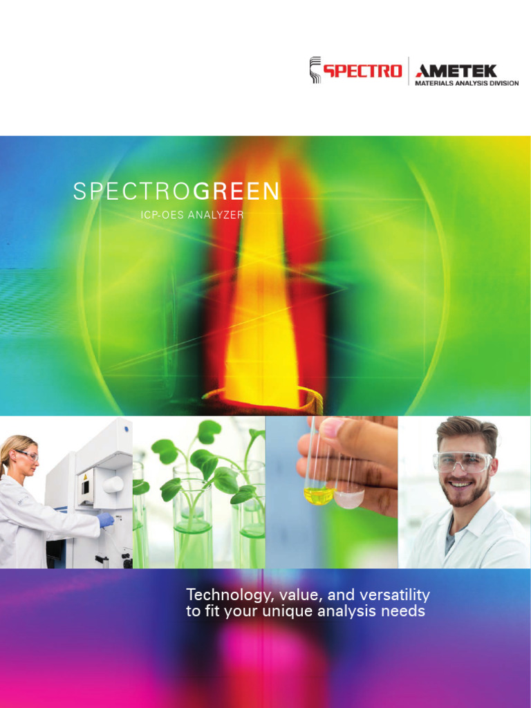 Brosur ICP-OES Analyzer Seri Spectrogreen Merk SPECTRO (Germany) | PDF ...
