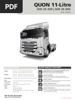 Scania P460-B4X4 Fire Truck Specs | PDF | Truck | Brake