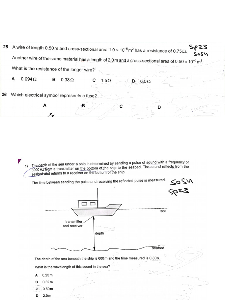 Physics Igcse Mosst Difficult MCQ | PDF