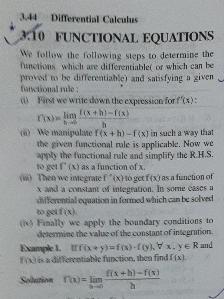Differentiability | PDF