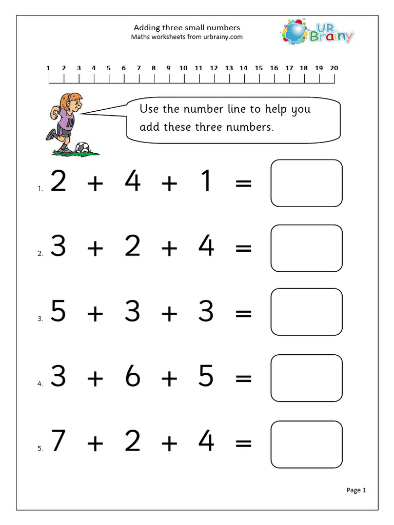 add-3-small-numbers-1 | PDF