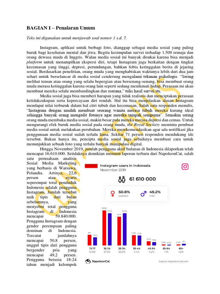 Paket Soal Penalaran Umum | PDF