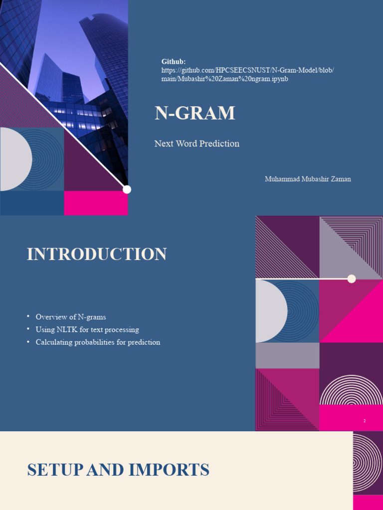 N-Gram Model for Next Word Prediction | PDF | Parameter (Computer ...