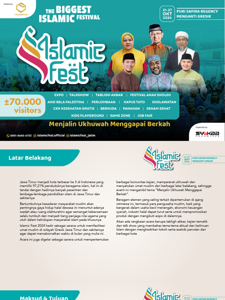 Proposal Islamic Fest 21-27 Oktober 2024-1 | PDF