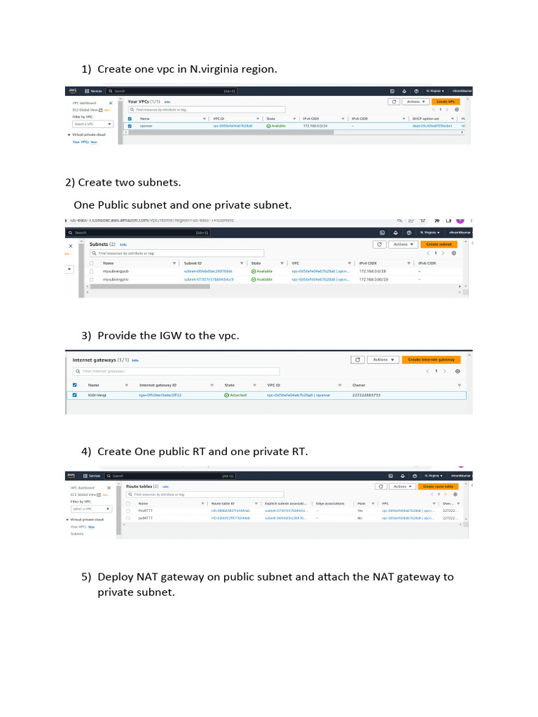 Aws Tasks Revision | PDF | Computers