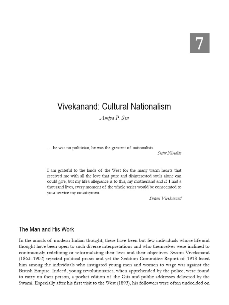 4.a Vivekanand - Amiya Sen Himanshu Roypdf | PDF | Swami Vivekananda