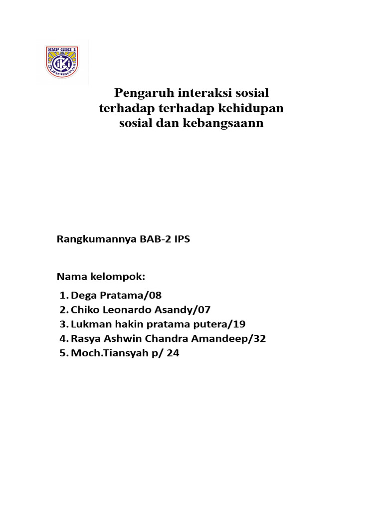 Ips Rangkuman | PDF | Karier & Perkembangan | Ilmu Sosial