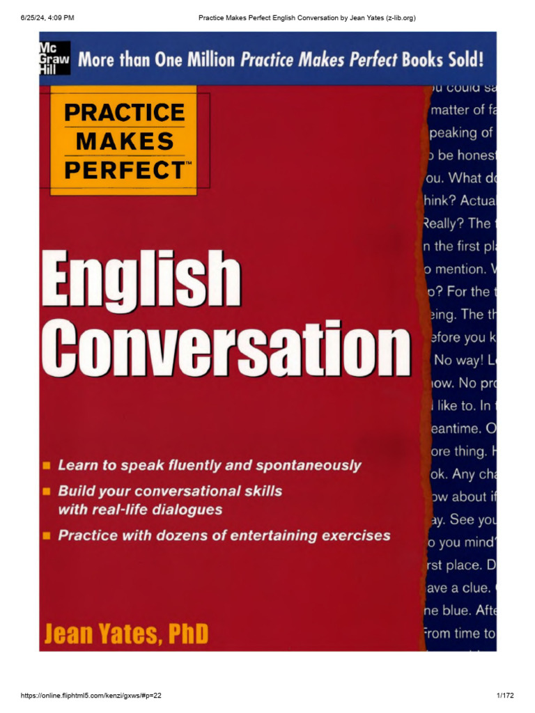 Practice Makes Perfect English Conversation by Jean Yates | PDF