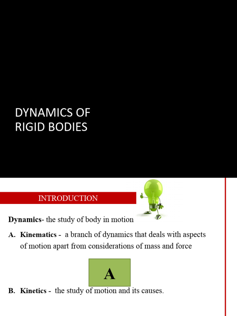 Dynamics of RigidBodies | PDF | Collision | Kinematics