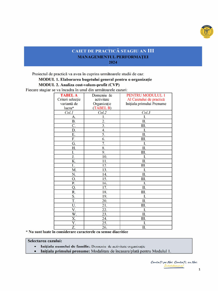 MP Caiet de practica 2024 | PDF