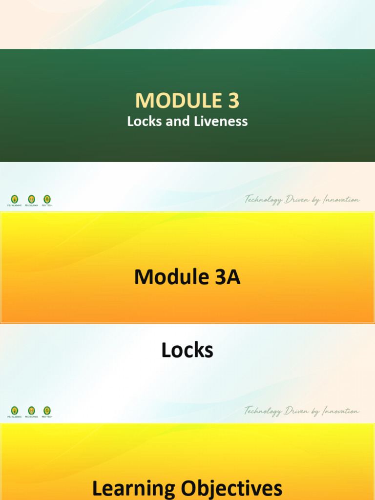 CS0051 - M3-Locks and Liveness | PDF | Thread (Computing) | Computing