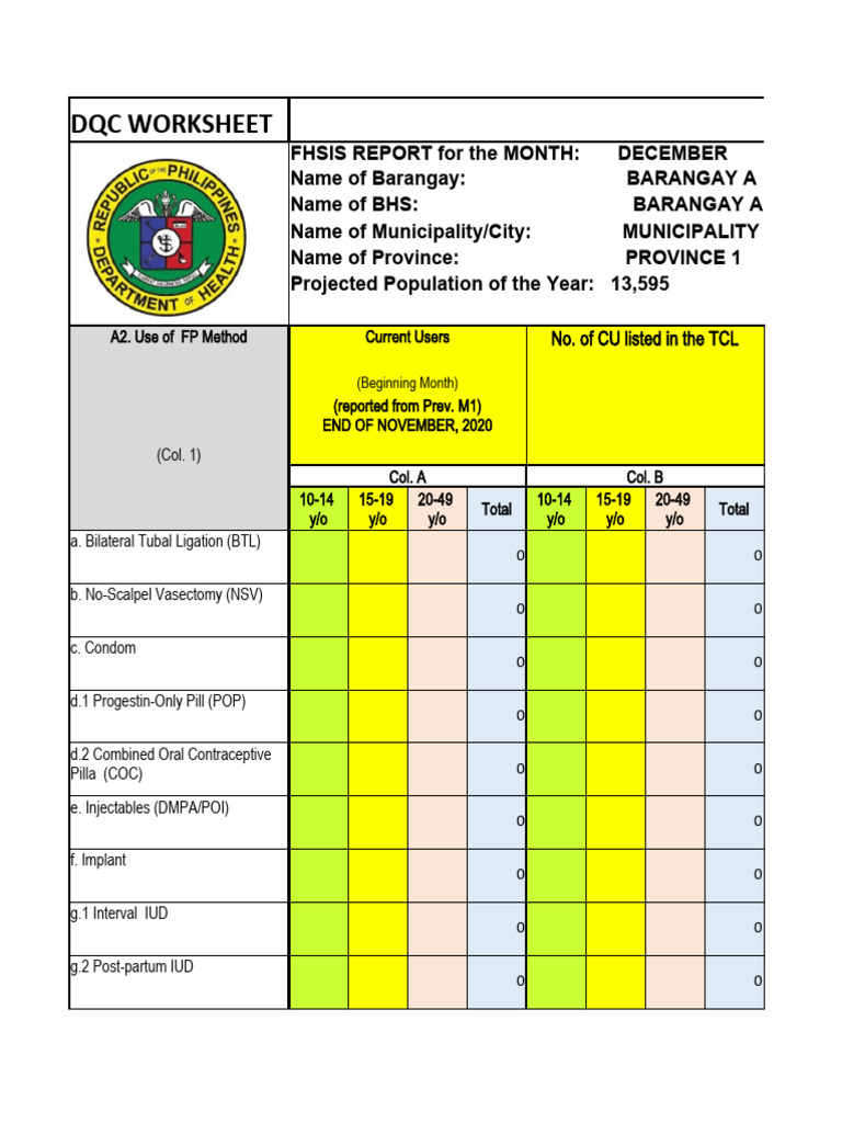 Exercise 7 - DQC - Answersheet | PDF | Birth Control | Fertility