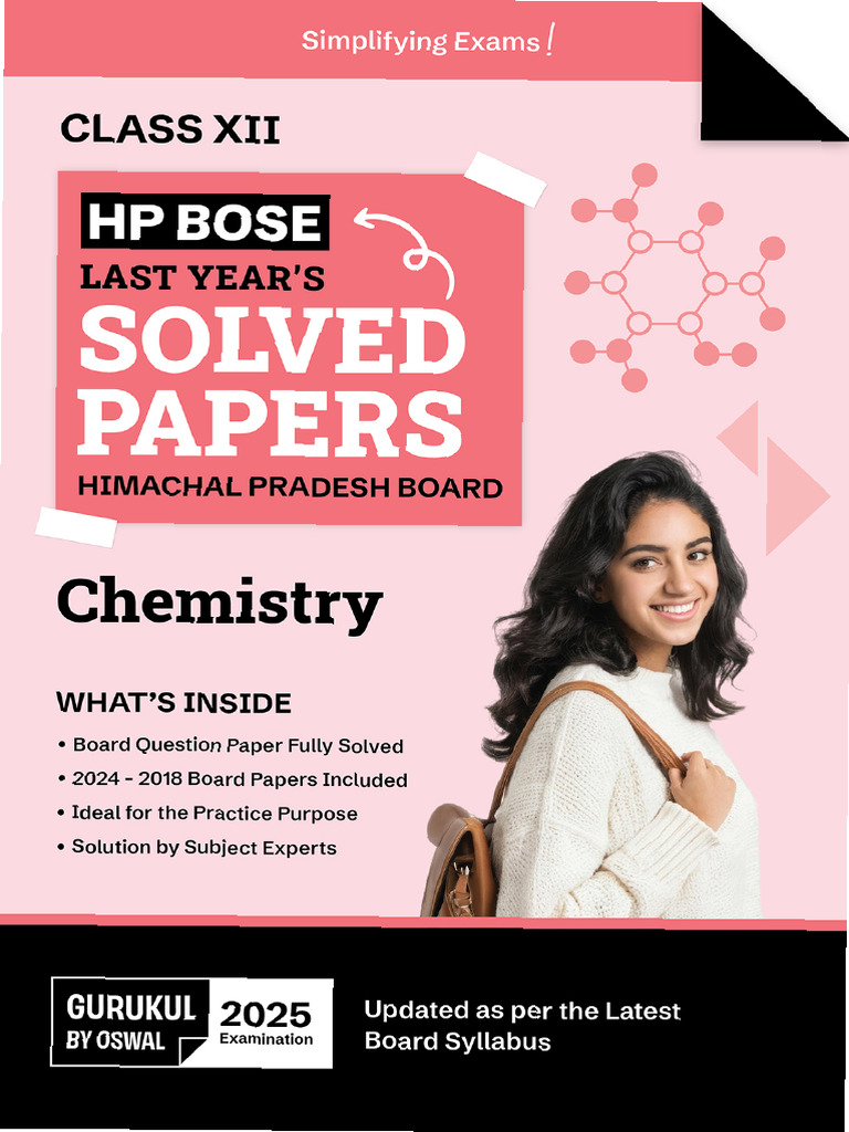HP Board Class 12 Chemistry Solved Papers | PDF | Ion | Chemical Reactions