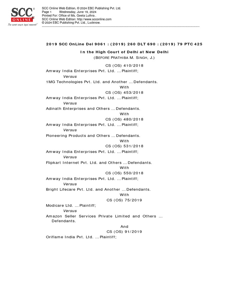 Amway Amazon 1mg | PDF | E Commerce | Sales