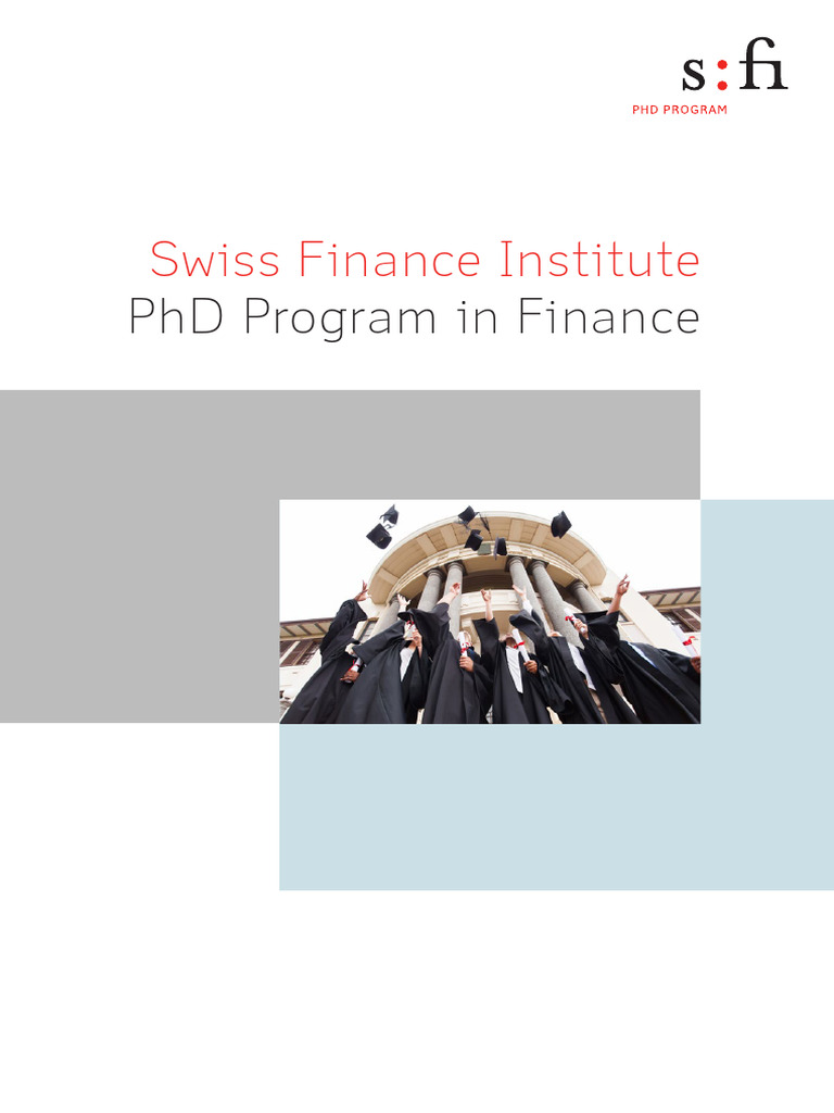 Sfi PHD Brochure - PDF | PDF | Doctor Of Philosophy | Thesis