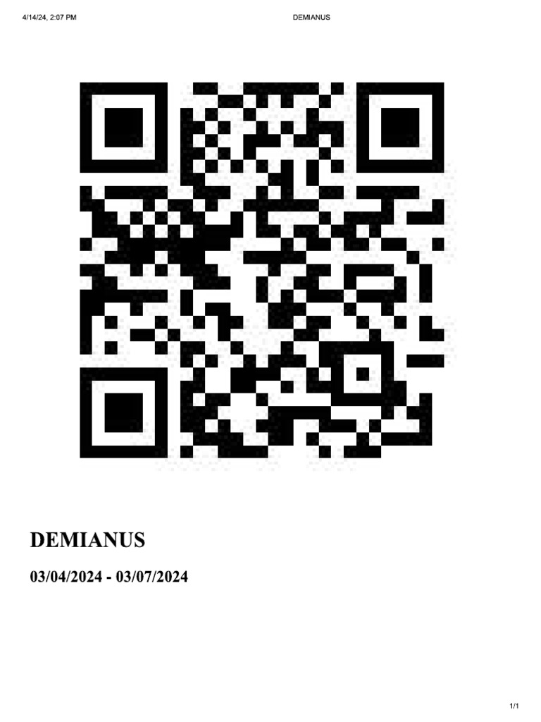 Barcode Solar Demianus | PDF