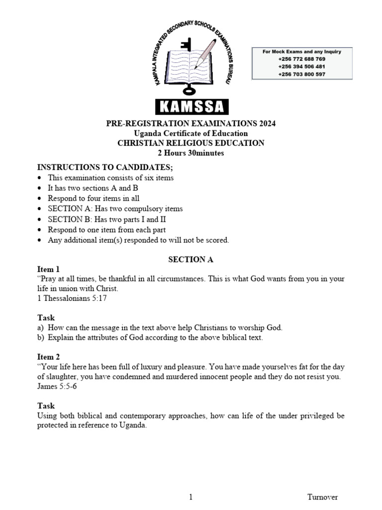 S4 Cre Eot 1 2024 | PDF