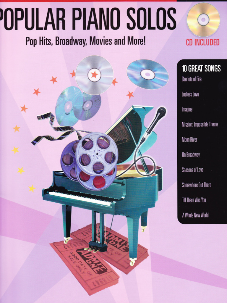 Popular Piano Solos Pop Hits Broadway Movies Grade4 | PDF