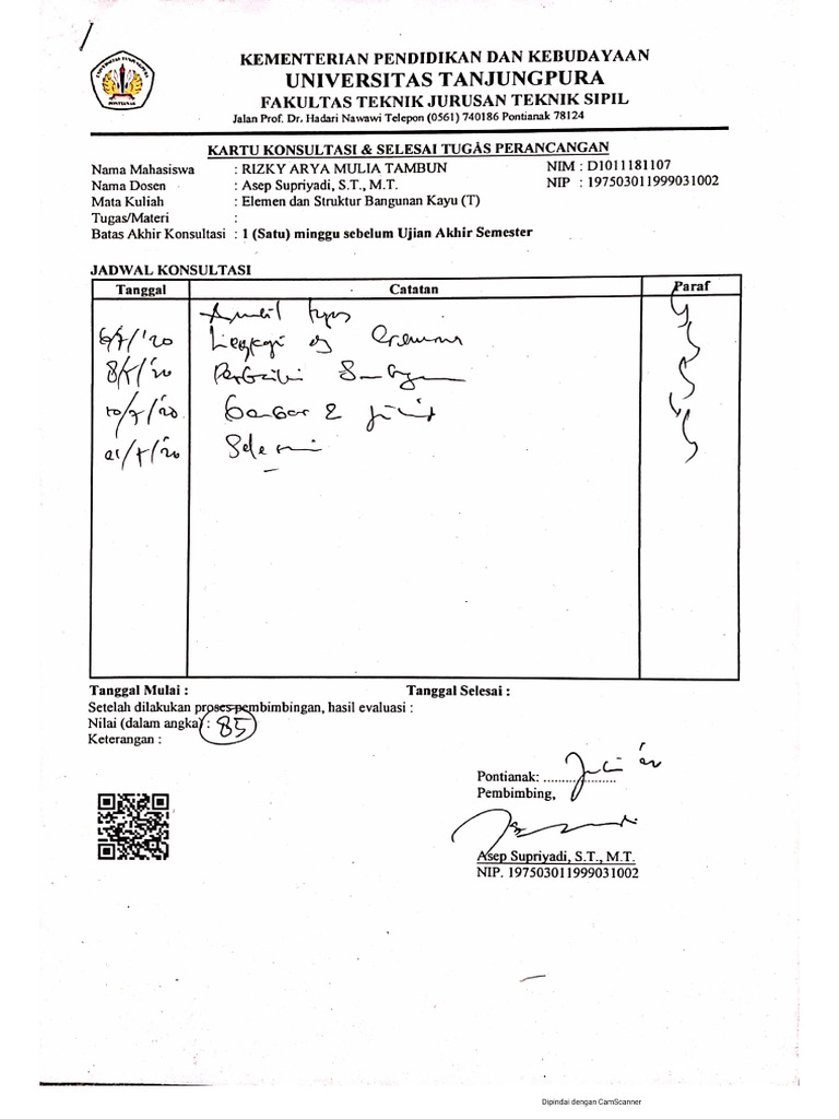 Rizky Arya Mulia Tambun - D1011181107 - D | PDF