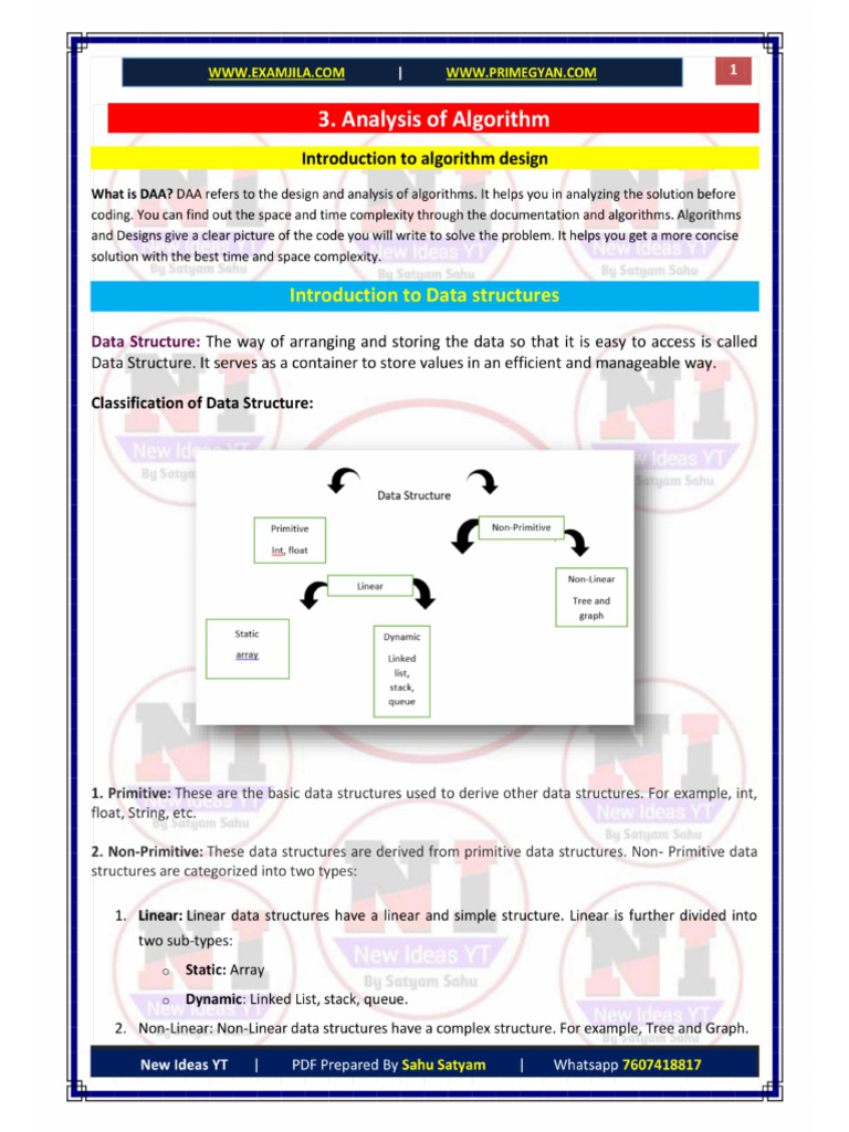 Analysis of Algorithm | PDF