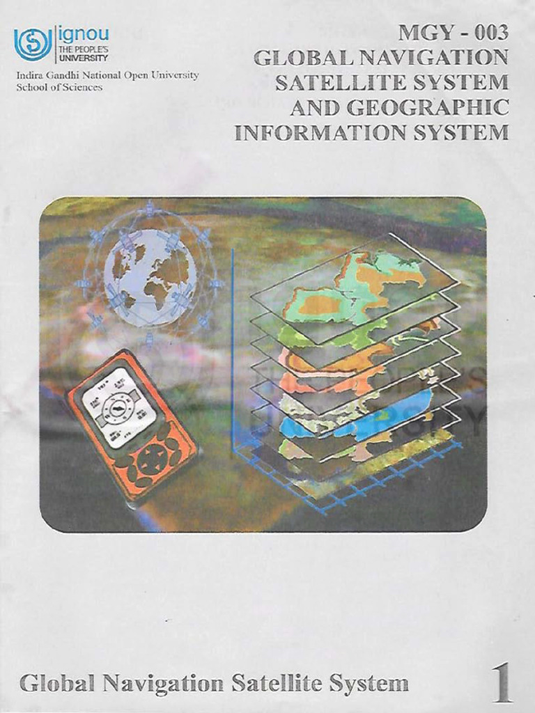 Mgy 003e B1 | PDF | Global Positioning System | Geographic Information System