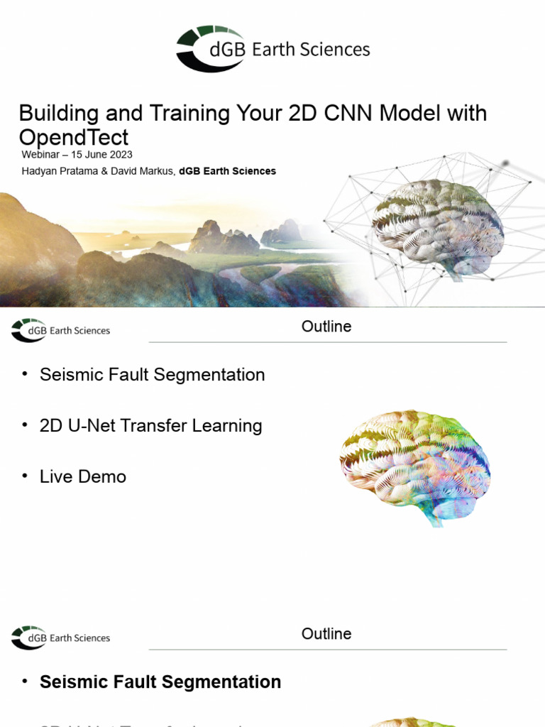 Building and Training Your Own 2D CNN Model With OpendTect - Session 1 ...