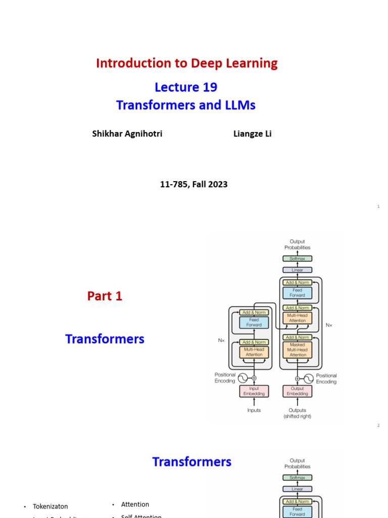 Transformers LLMs | PDF | Machine Learning | Computational Neuroscience
