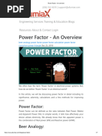 Whats Common For Beer Mug and Power Factor | PDF | Ac Power | Force