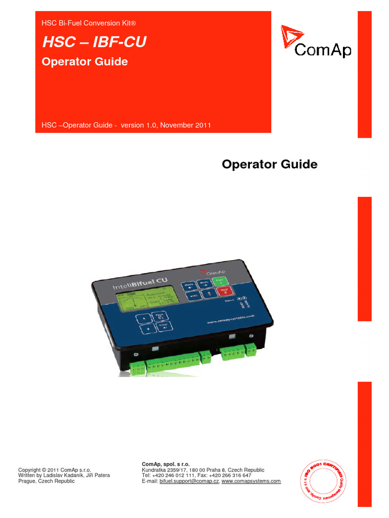 HSC Operator Guide v1 0 | PDF | Diesel Engine | Sensor