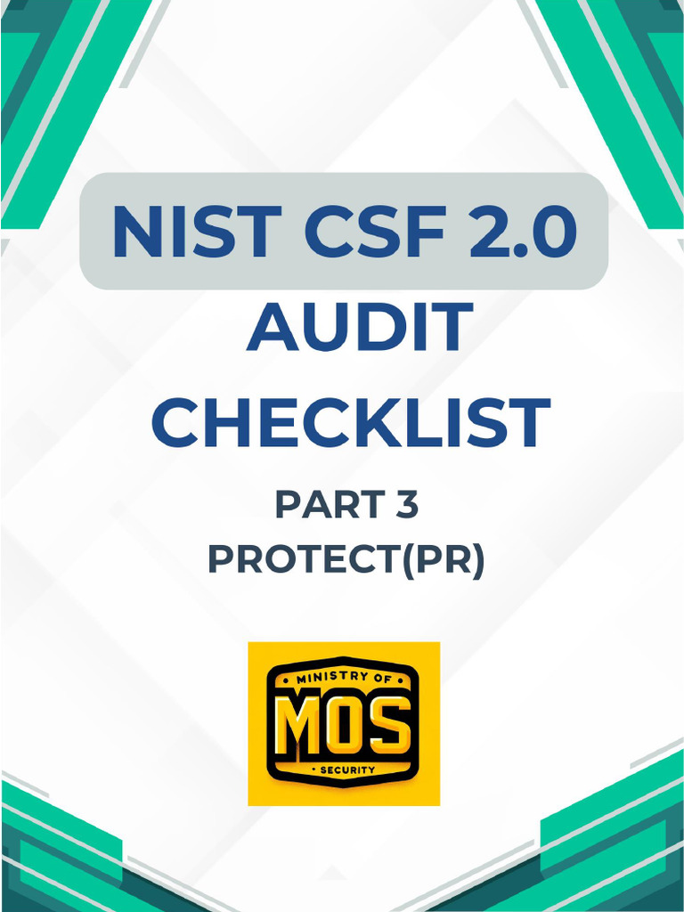 NIST CSF Checklist Part 3 | Download Free PDF | Information Security ...