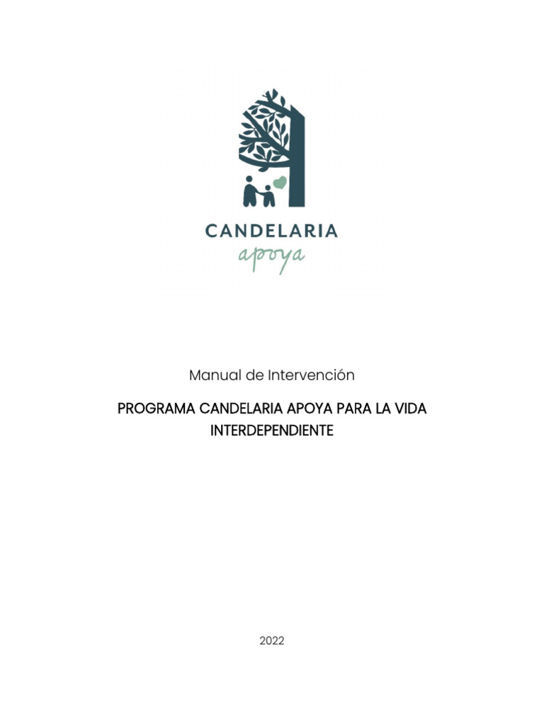 Programa Candelaria Apoya - Manual de Intervención - VF | PDF | Adultos | Derechos de los niños