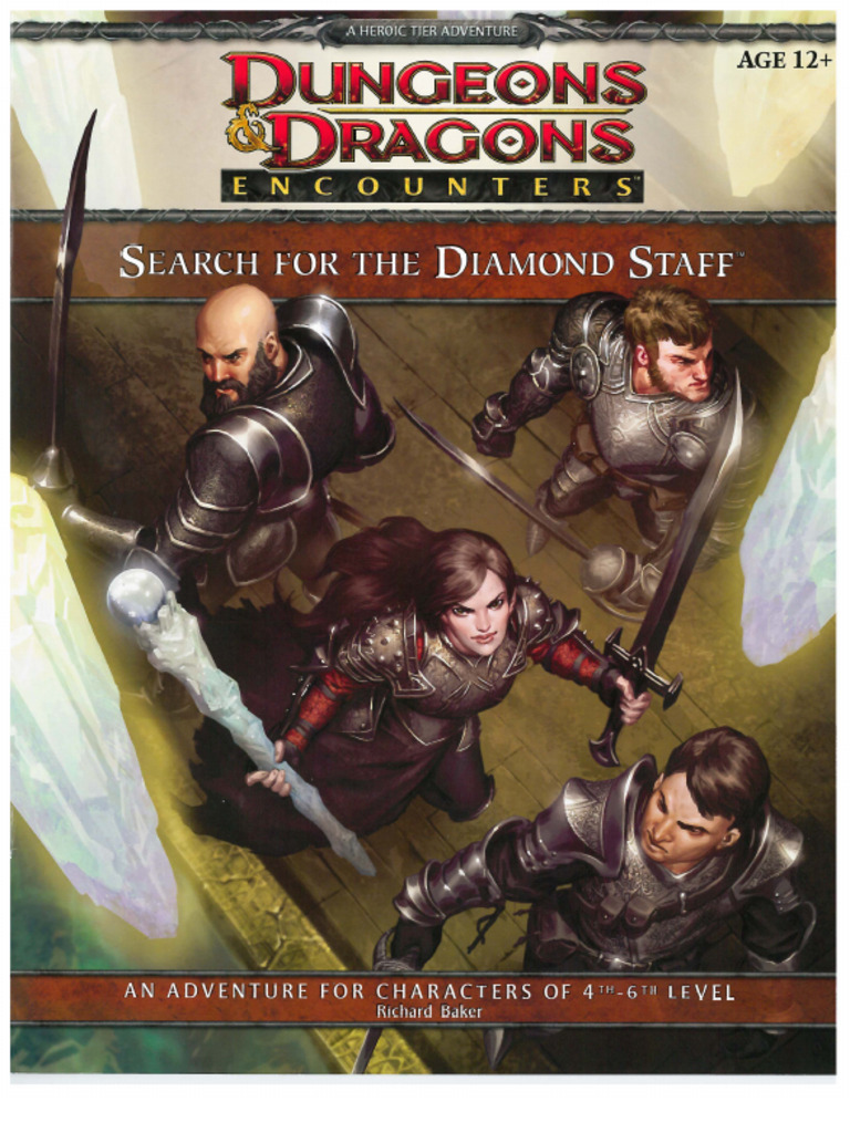 DND 5e - Encounters - Search For The Diamond Staff | PDF | Dungeons ...