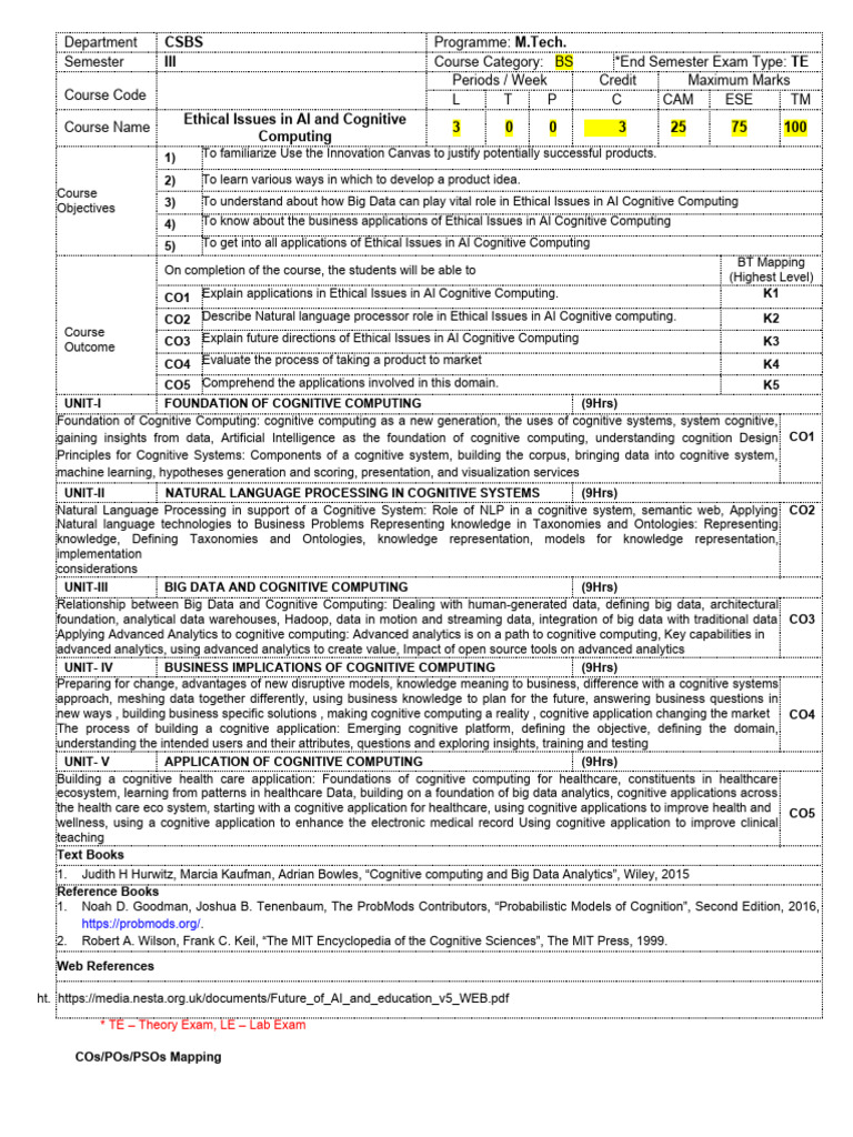 PE3 - Ethical Issues in AI and Cognitive Computing | PDF | Artificial Intelligence ...