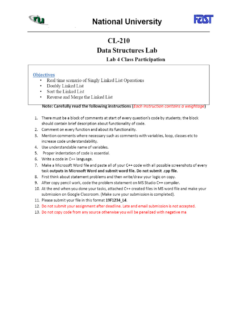Lab4 Tasks | PDF