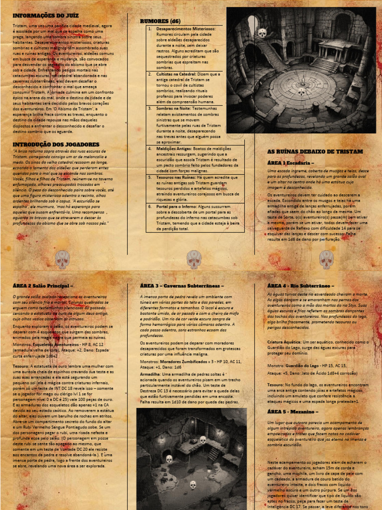 DCC One Shot - Abismo de Tristam - Versão 2 | PDF