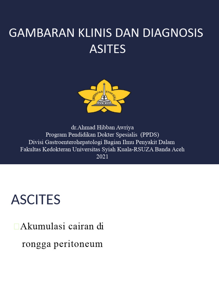 Asites Hibban | PDF | Cirrhosis | Clinical Medicine