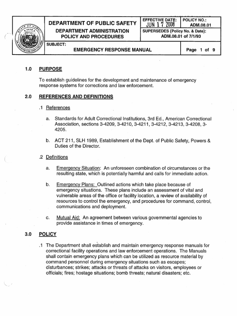 Adm 08 01 | PDF
