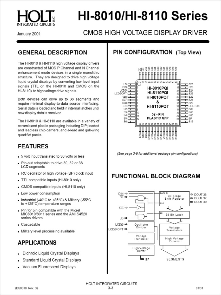 HI-801-0SM - Série HI-8010HI-8110Os | PDF