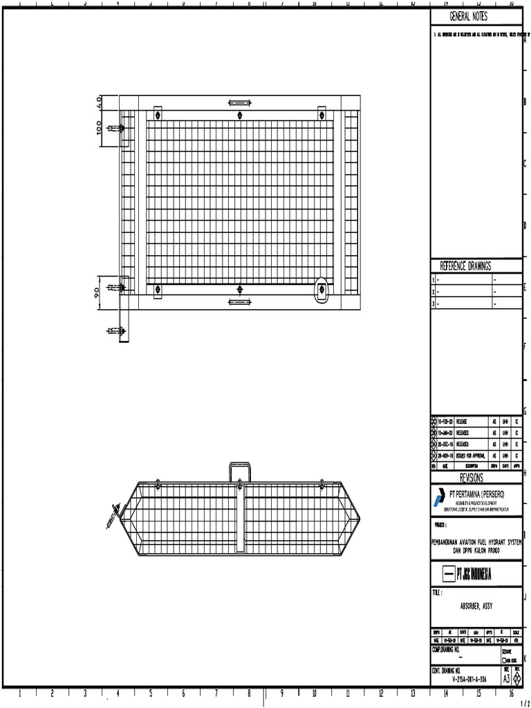 V 215A 001 A 306 Detail Drawing Absorber Rev.2D Layout1 | PDF