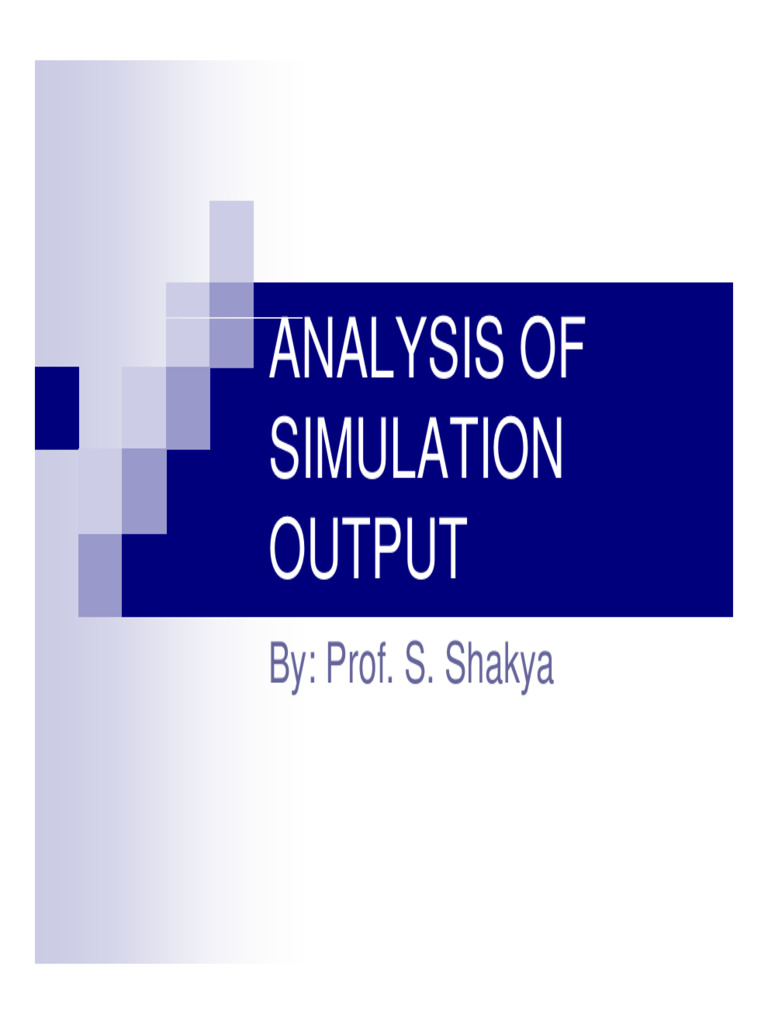 8 Analysis of Simulation | PDF | Variance | Normal Distribution