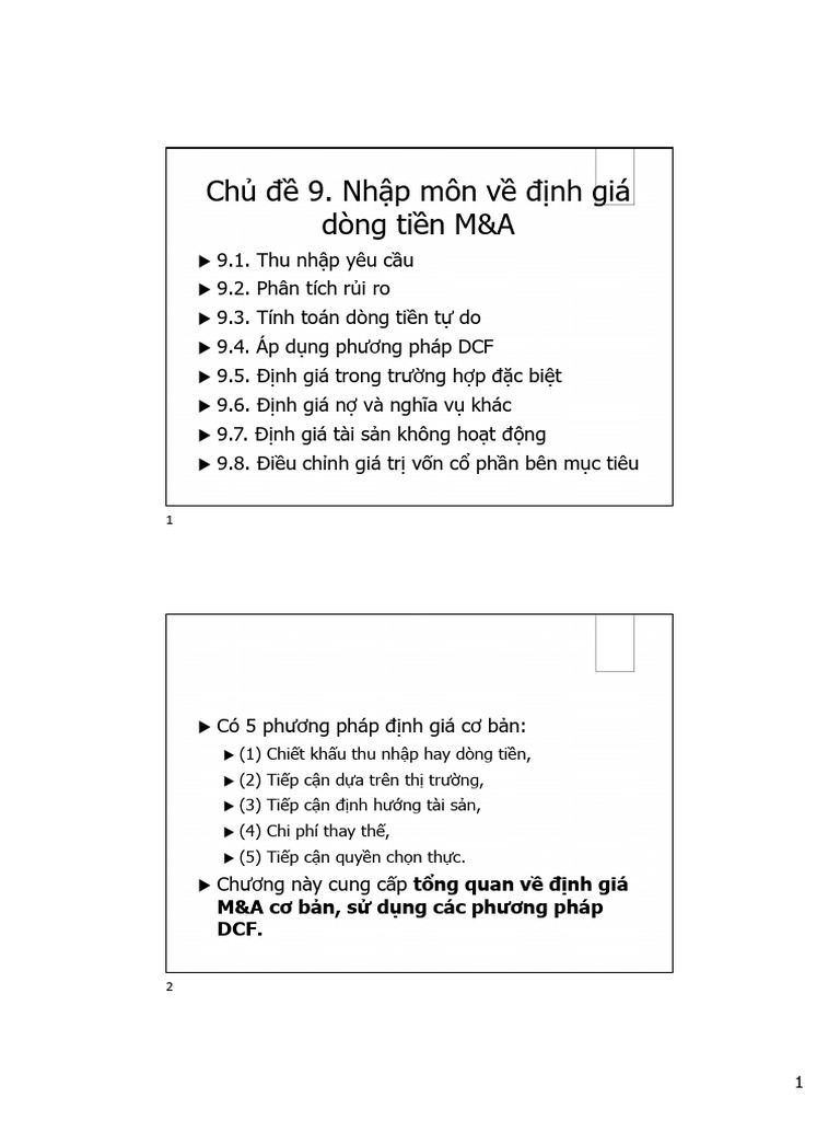 M&A - Chude 9.2020 | PDF