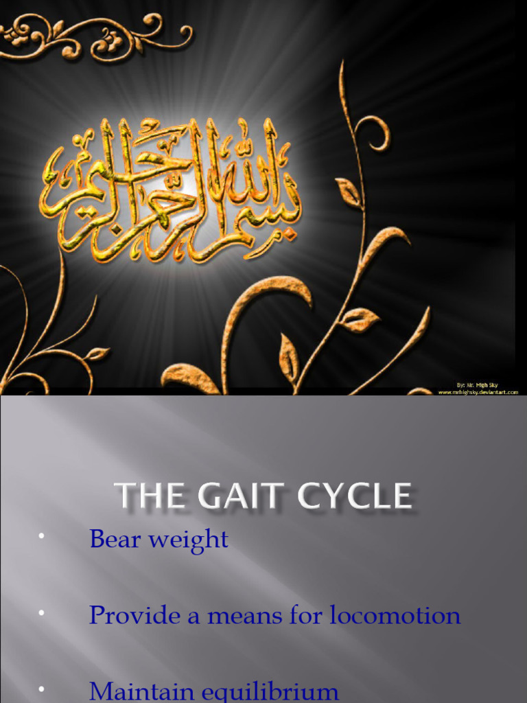6.the GAIT Biomechanic p1 | PDF | Walking | Foot