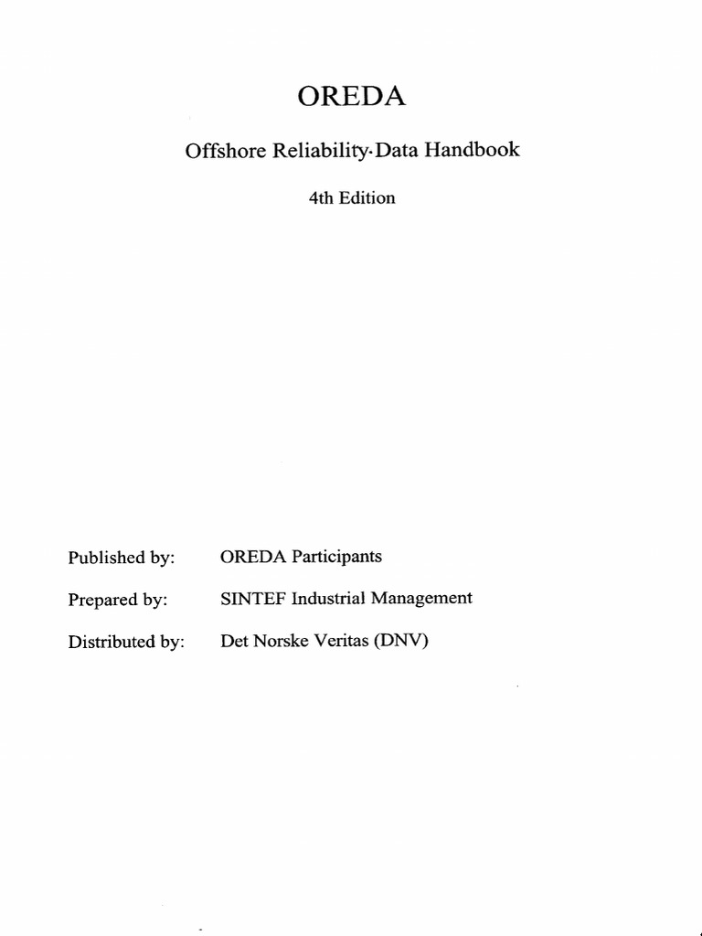 OREDA Reability | PDF