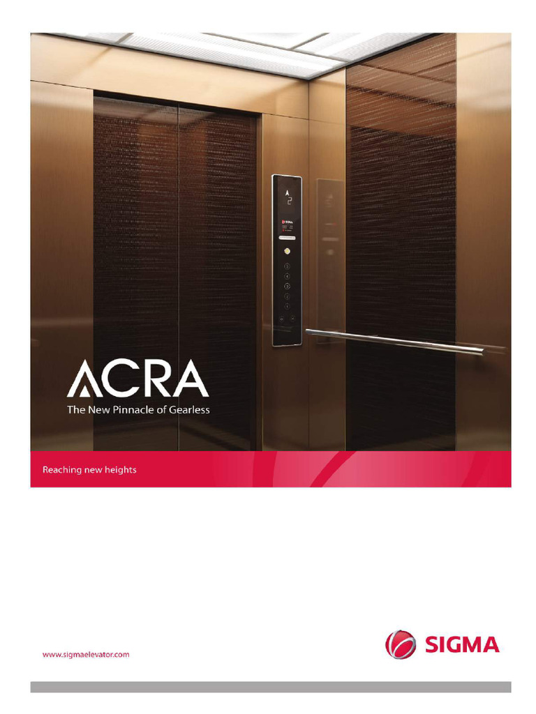 SIGMA Catalog - ACRA Machine Room | PDF